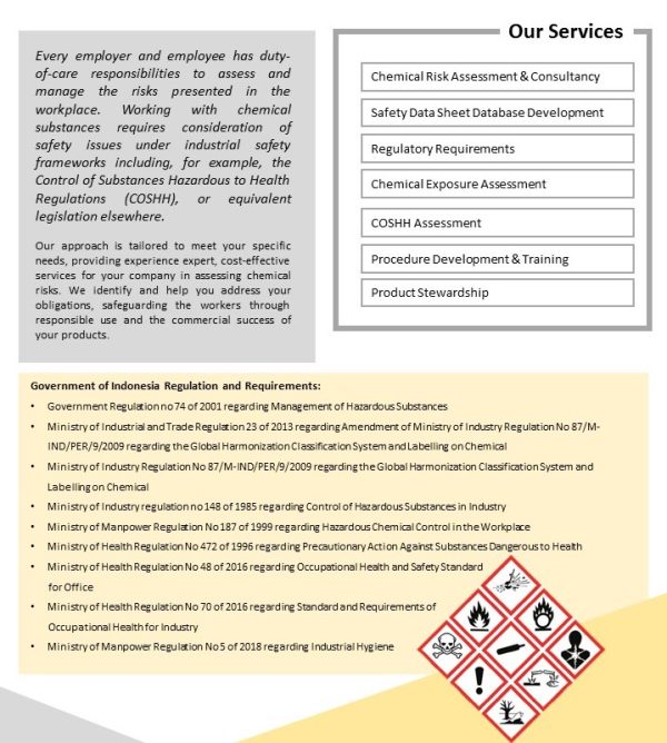 Chemical Hazard & Risk Assessment – Easindo – HSE Consultancy & Training